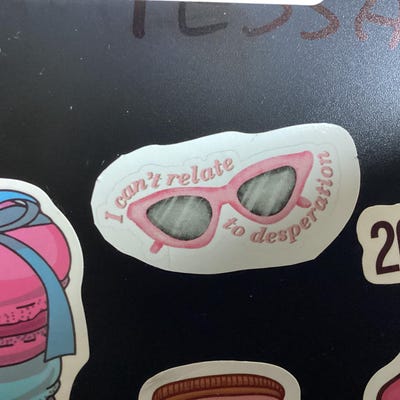 Pink Iced Coffee Club Sticker - Etsy