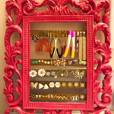 10 Earring Holder Slats Iorganize® DIY Organizer 10 Colors 3 Styles ...