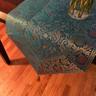 Orange Table Cloth Elephant Table Cover Wall Tapestry Silk - Etsy