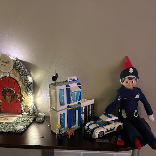 Police and Prisoner Elf Costumes, Elf Outfits, Doll Outfits, Police ...