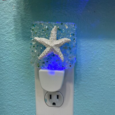 Starfish Night Light, Nightlights, Star Fish, Ocean Colors Crushed ...