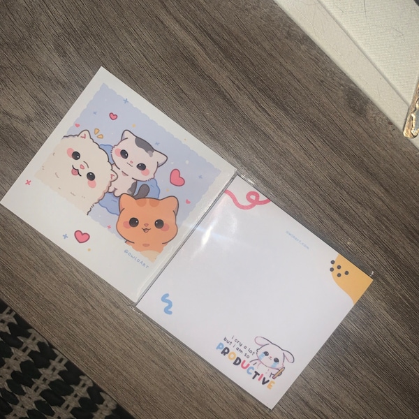 You Got This Sticky Notes | Thumb up Cat | Stationery | Memo Pads - Etsy