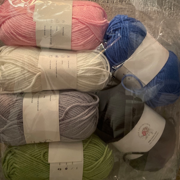 January Birth Flower Crochet Collection: Crocheted Potted Snowdrops ...