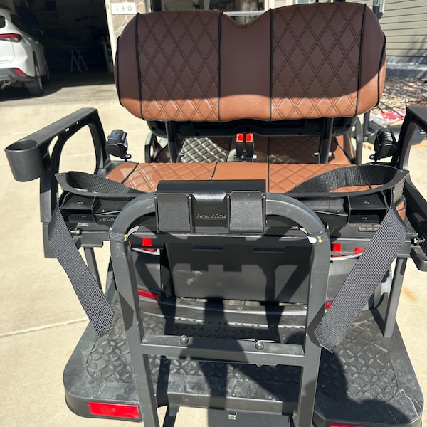 Star Ev Golf Cart Golf Bag Holder Attachment, Easily Removable, No ...