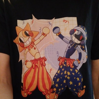Cartoon Sun and Moon Unisex T-shirt - Etsy