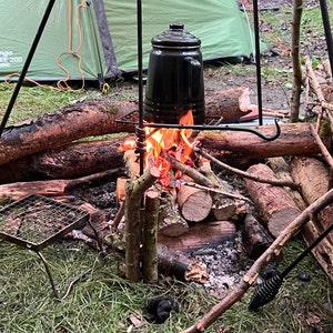 The Original Grill Mini Fire Anchor. Swing Arm. Outdoor Cooking ...