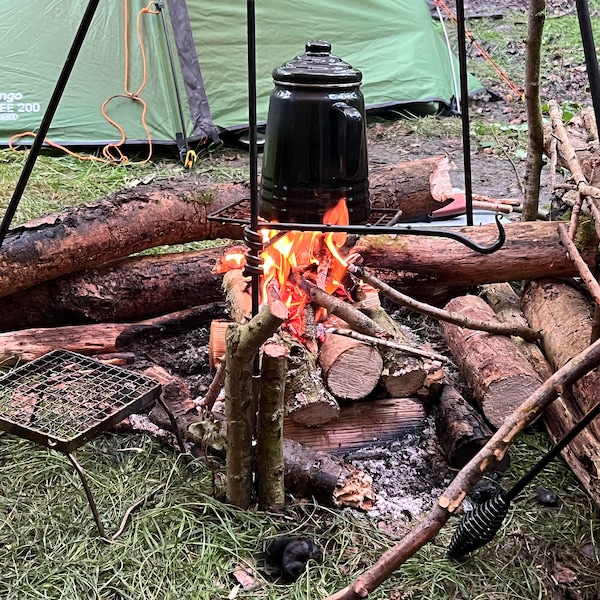 The Original Grill Mini Fire Anchor. Outdoor Cooking, Bushcraft ...