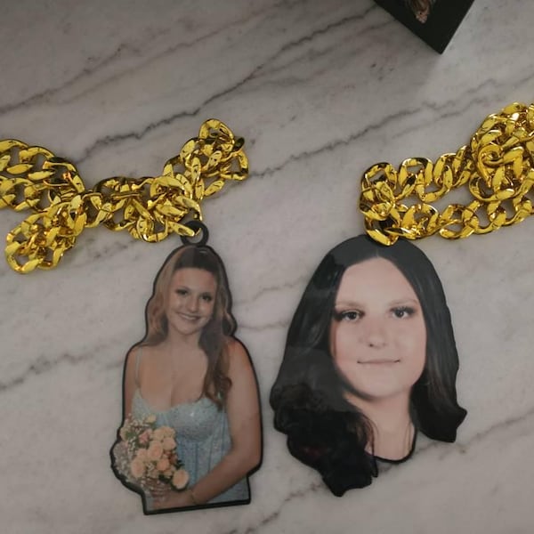 Full Color Custom Fan Chain Giant Logo Necklace Sports Homerun Turnover ...