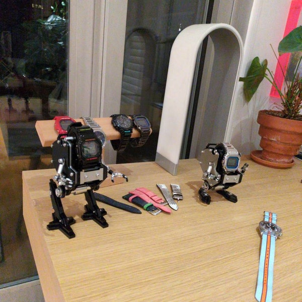 Handcrafted Robot Lamp: Fully Poseable Desk Light, Retro-steampunk ...