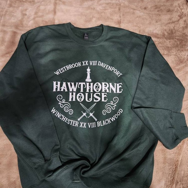 Hawthorne House Sweater, Inheritance Games Sweatshirt, Hawthorne Logo ...