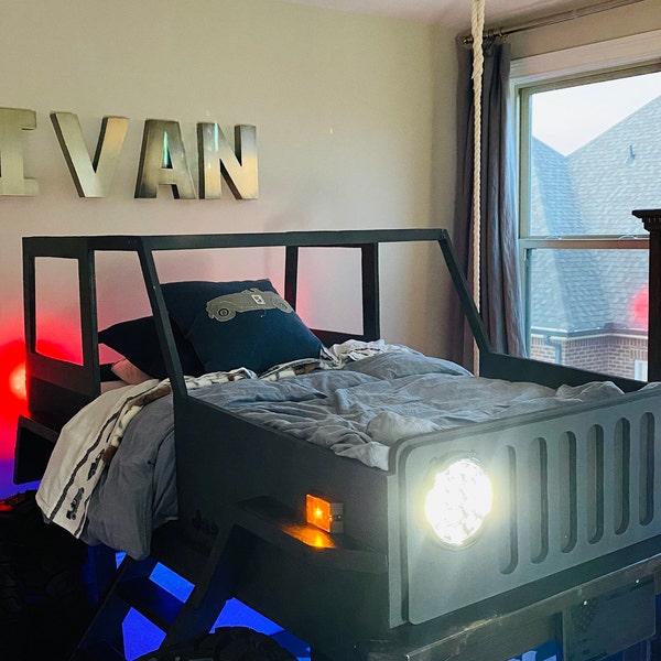 DIY Jeep-inspired Bed Plans – Build a Custom Kids Bed With Easy ...