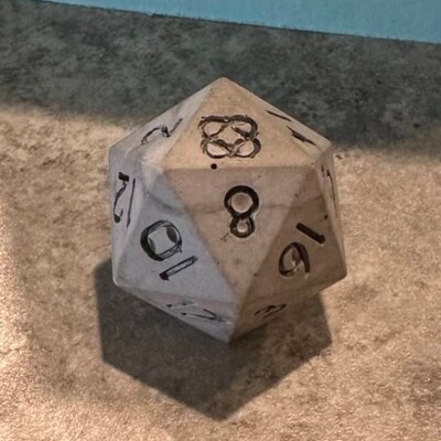 Concrete Handmade Polyhedral TTRPG Dice Set - Etsy