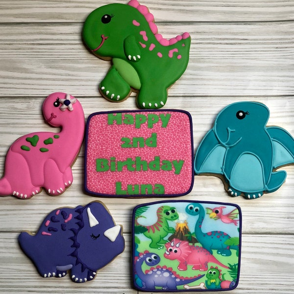 Dinosaur Clipart & Digital Paper, Girl Dinosaurs Clipart, Pink Dinosaur ...