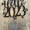 Hello 2024 Cake Topper SVG, Hello 2024 SVG, Happy New Year, 2024 Cake ...