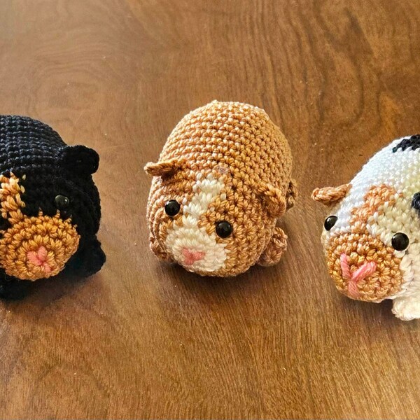 Guinea Pig Pattern, Crochet Guinea Pig, PDF Pattern, Digital Download ...