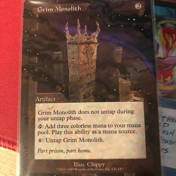 Dark Ritual Revised Altered Full Art MTG Magic Commander EDH Painted ...