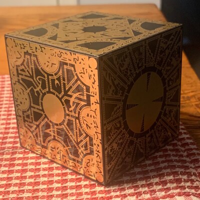 Hellraiser Puzzle Box Full Size Foil Face Solid Wood the Originator of ...