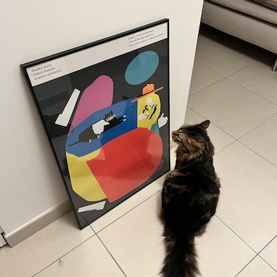 Pyramid of Cats, Piramida Kotów, Original Polish Poster, Plakat, Koty ...