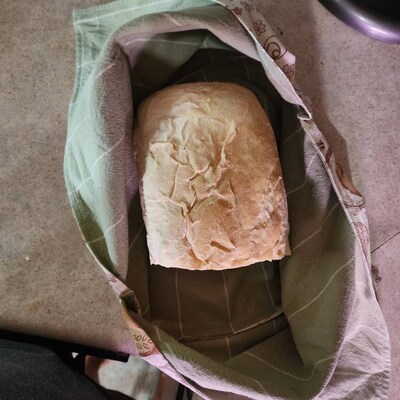 Reversible Linen Bread Basket Liner, Bread Cloth, Bread Cover, Roll ...