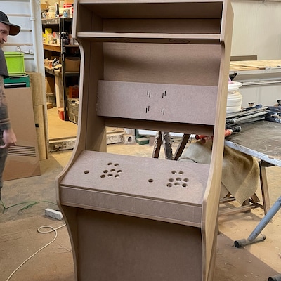 Upright Arcade Machine Design Plans Digital 2 Player 3/4 Material 32 ...