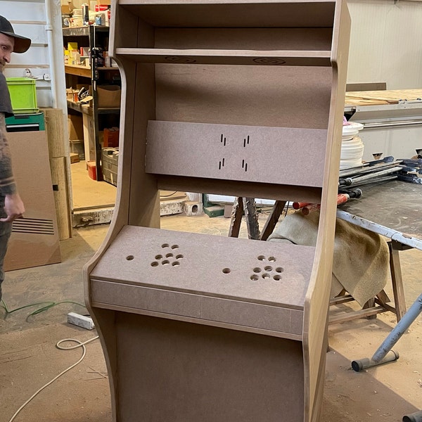 Upright Arcade Machine Design Plans Digital | 2 Player | 3/4" Material ...