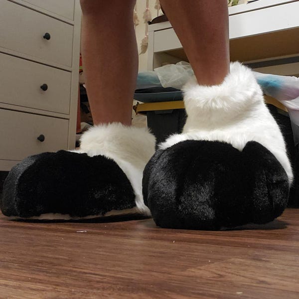Fursuit Feet Paws, Toony Foot Paw, Kemono Foot Paw, Light Pink Cat Paws ...