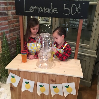 Lemon Banner, Lemonade Stand Banner Canvas Lemonade Stand Garland ...