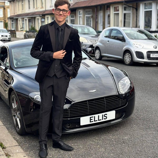 UK Road Legal 4D Car Registration Number Plates Mot (PREMIUM) DVLA ...