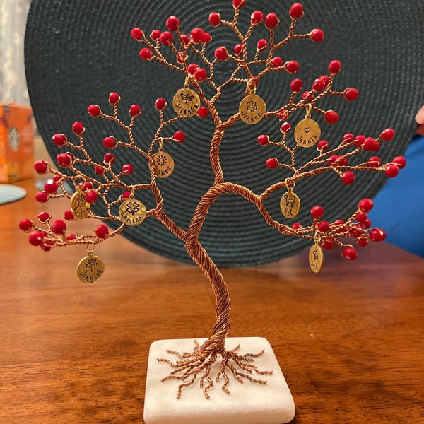 Tree of Life, 40th Anniversary Gift for Wife, Christmas Gift, Handmade ...