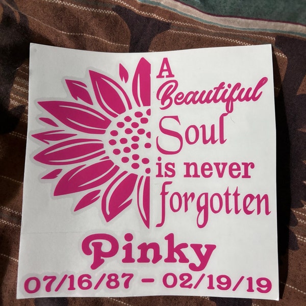 Hunting Memorial, Fishing Memorial, Memorial Car Decal, in Loving ...