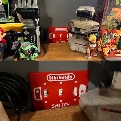 Nintendo Switch Light Switch Plate rocker Switch - Etsy