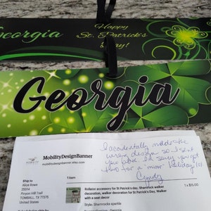 Personalized Rollator Name Plate, Walker Identification, Rollator ...