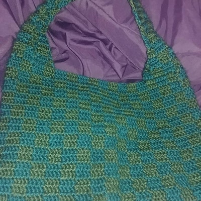 Pattern Bundle PDF Crochet Checkerboard Bag Mini Checkerboard Bag With VIDEO Link and Tutorial ...