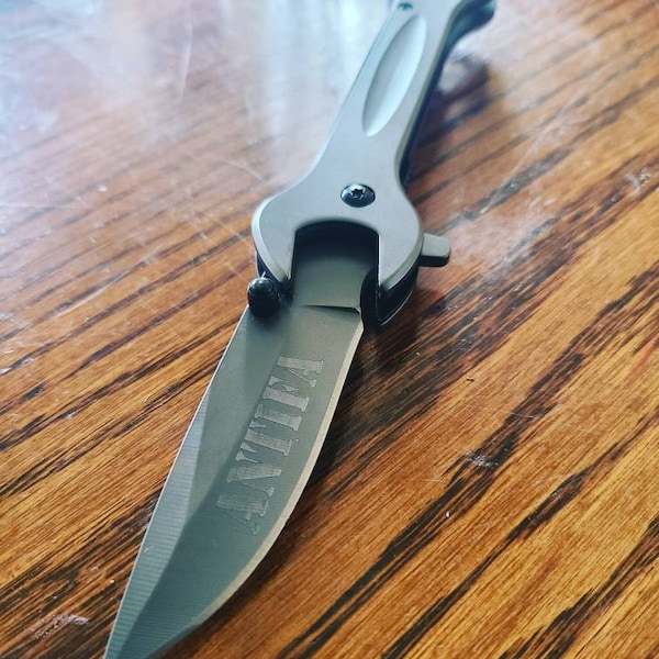 Monogram Knife, Custom Knives, Pocket Knife, Hunting Knife ...