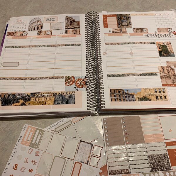 10 Page Budget Bundle for Planners, Savings Tracking Stickers, 750 ...