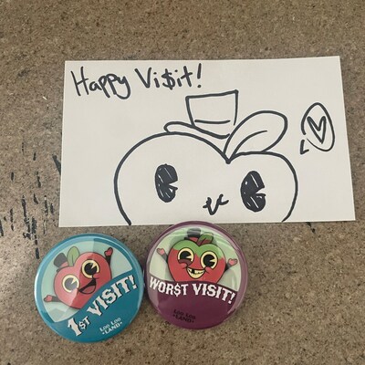 Loo Loo Land visit Pins Helluva Boss Buttons - Etsy