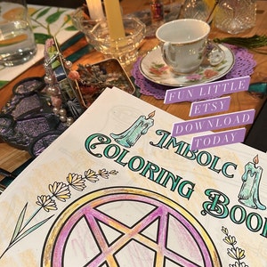 Summer Solstice Coloring Printable Pages, Litha Activities, Midsummer ...