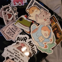 Aur Naur Cute Sticker Series 4 Funny Sticker Koala Sloth Elephant Gifts ...