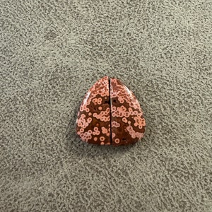 Beautiful Red Heaxagon River Jasper Cabochon Ocean Jasper Frog Egg From ...