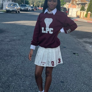 Senior Szn Set Sweatshirt and Skirt Set School Girl Senior - Etsy