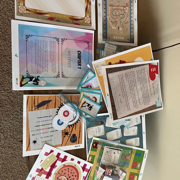 Detective Escape Room Kit for Kids | Auntie's Manor | Family Printable ...