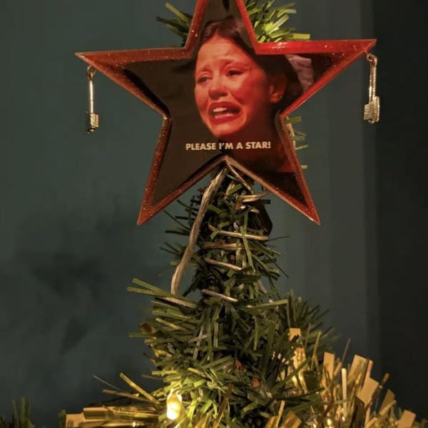 I’m a Star!! - Pearl Christmas Tree Topper - Etsy