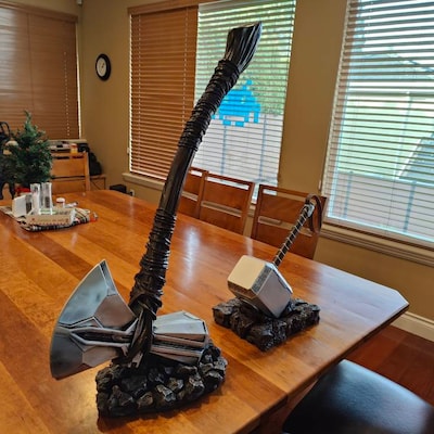 Actual Size Scale Full Resin Avengers Thor Hammer 1 1 Replica Prop ...