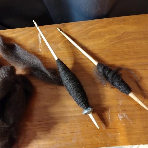 French Spindle | Reproduction French Style Whorl-less Spindle | Hand ...