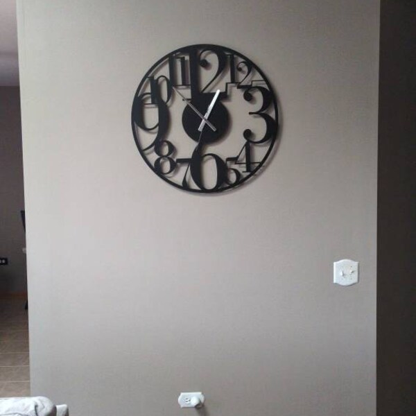 Unique Latin Numeral Compass Metal Wall Clock,extra Large Clock,ships ...