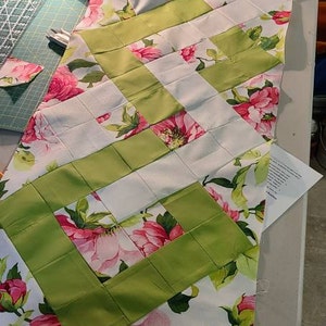 PDF Pattern for Interlocking Squares Table Runner, DIGITAL Pattern - Etsy