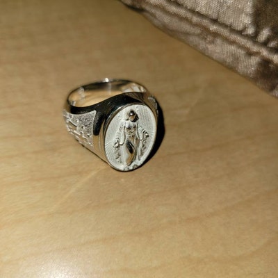 Angry Tiger Ring Silver Tiger Head Ring Men Signet Ring Angry Tiger ...