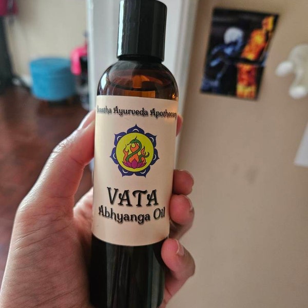 Tridoshic Massage Oil, Ayurvedic Formula for All Body Types, 100% ...