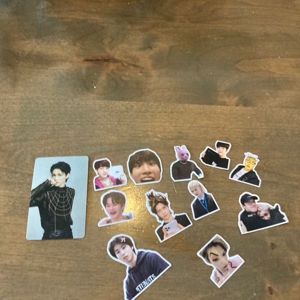 Handmade Ateez Meme Sticker Grab Bag Wooyoung Sticker Ateez San Sticker ...