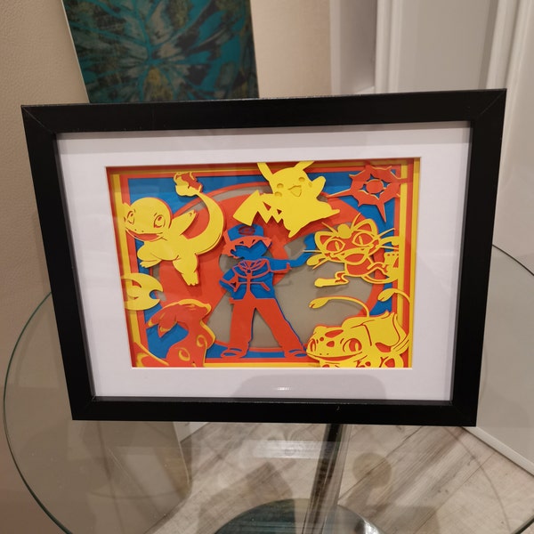WINNIE POOH Shadow Box 6 Layer Template - Etsy
